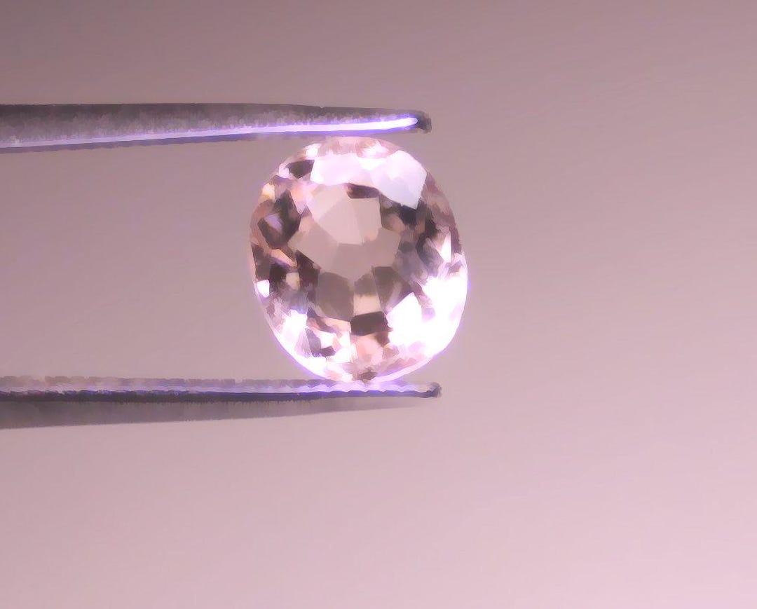 NEW ENGLAND MORGANITE 8 X 7 Mm Oval Grafton County Nh Fancy Pink Beryl ...