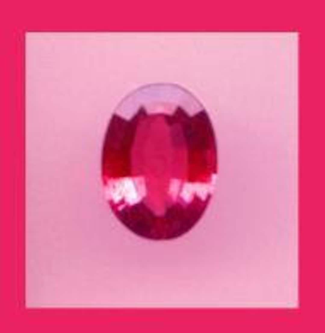 ELECTRIC RUBY – Strong Pink-red Color – 5 X 3.7 Millimeter Facetted ...