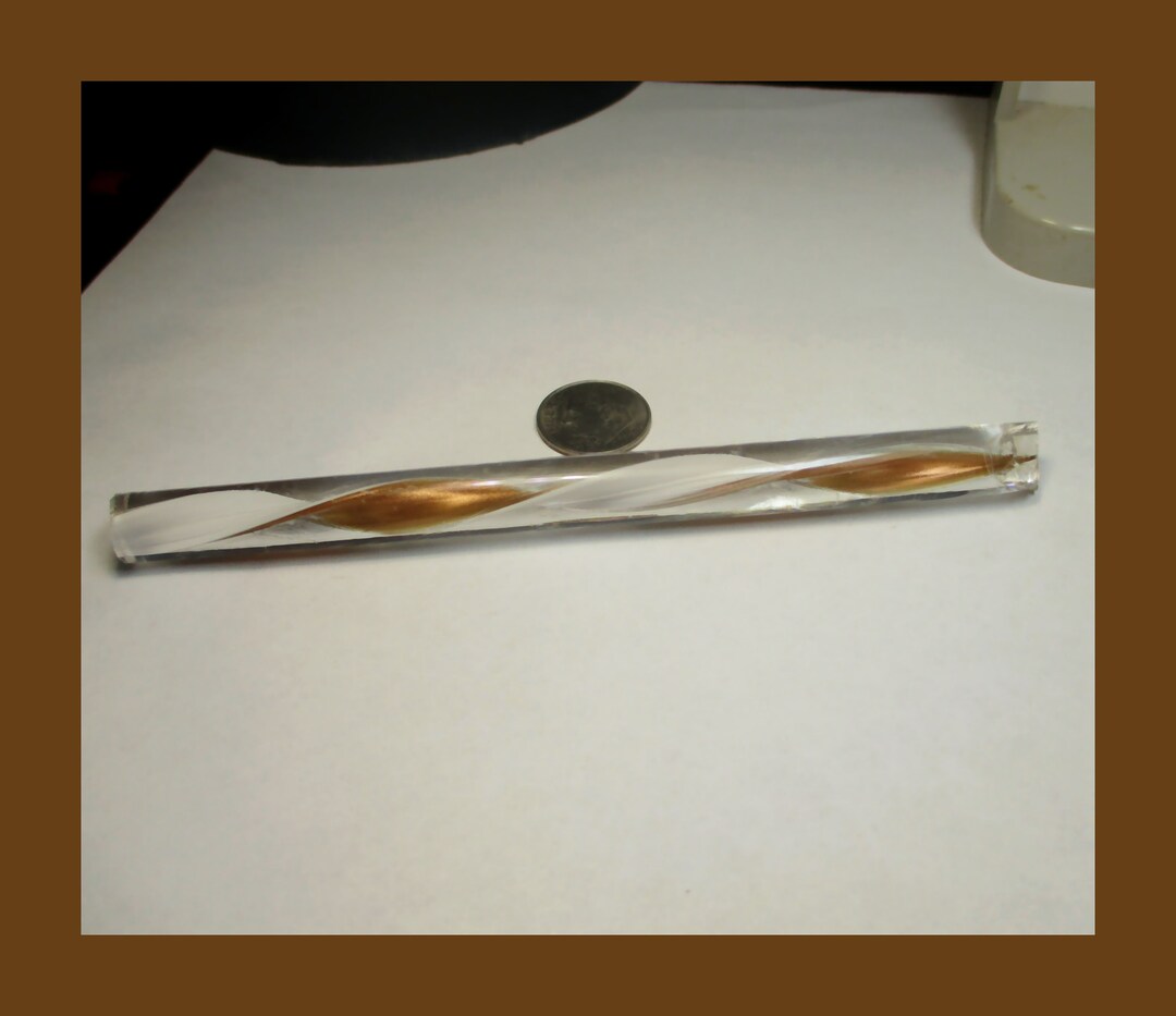 HARRY POTTER WAND – Antique Sandwich Glass Pre-1900 – 130 X 10 Mm ...
