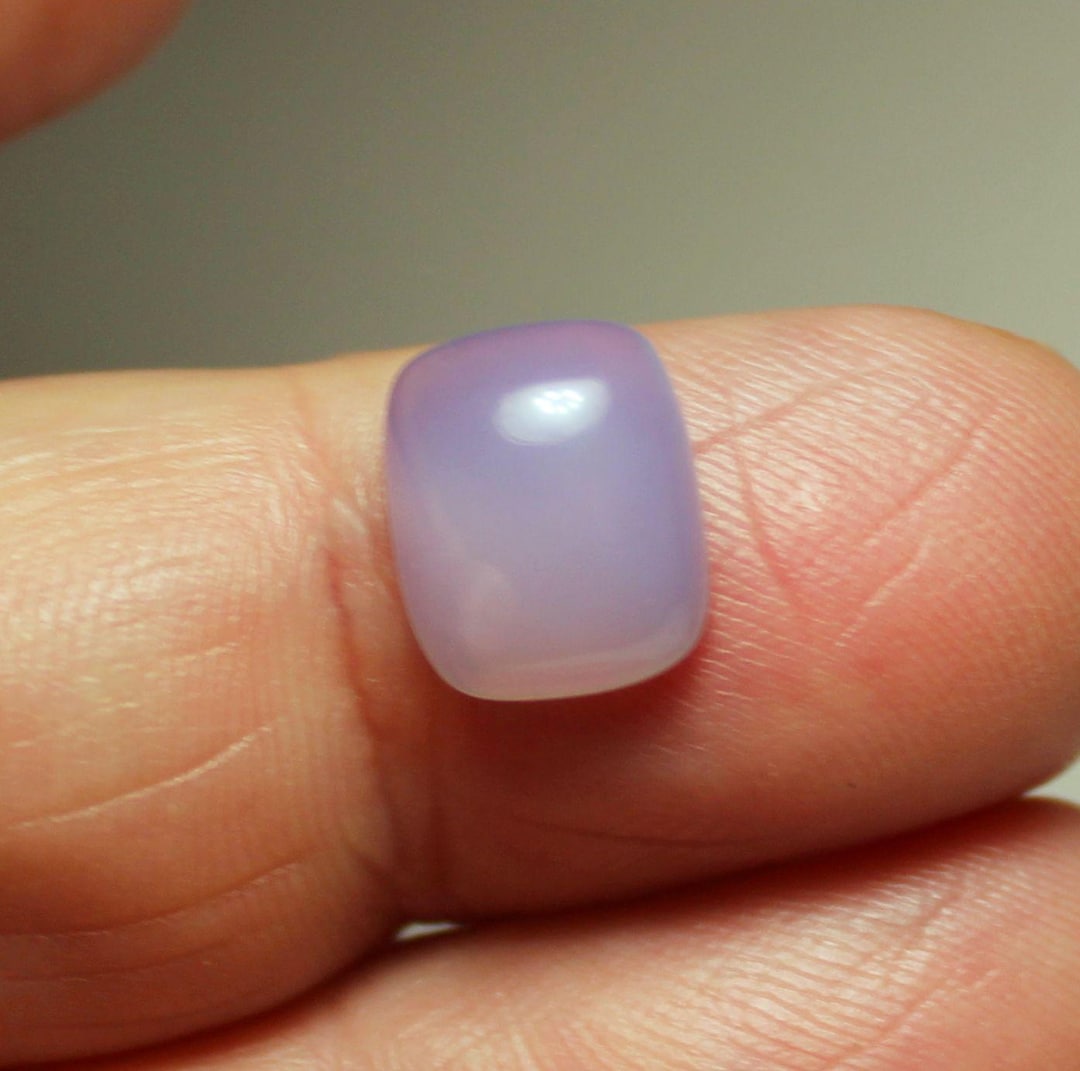 TURKISH PURPLE JADE Lavender Jadeite/chalcedony 12 X 10 Mm Antique ...