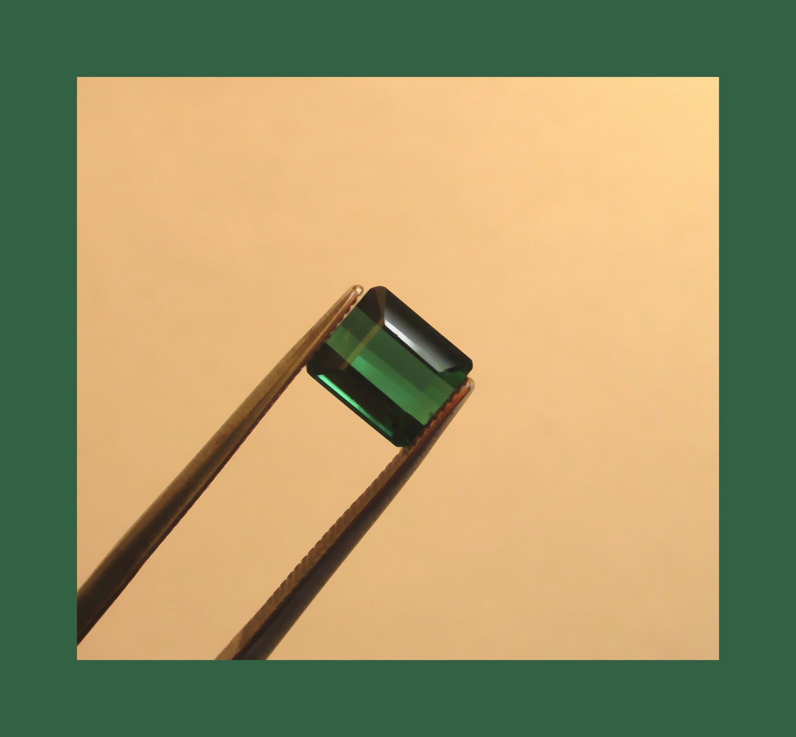 MAINE GREEN TOURMALINE Mount Mica Maine 7 X 6 Mm Facetted | Etsy