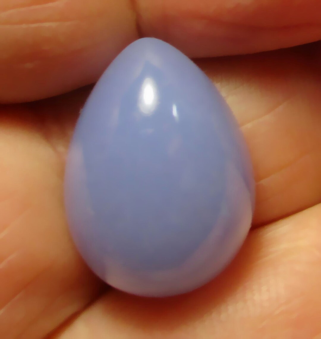 TURKISH PURPLE JADE – Lavender Jadeite/chalcedony – 20 X 15 Mm Pear ...