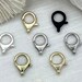 18mm Double Opening Infinity Figure 8 Clasp for Easy Connectors, Spring ...