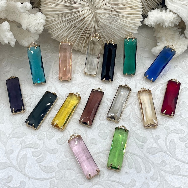 Rectangle Crystal - Etsy