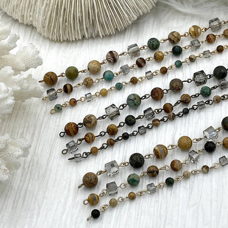 Gemstone Chain - Etsy