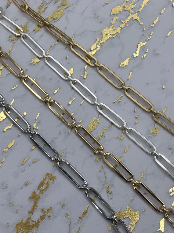 Mixed Link Cable Chain by the Foot. Lg Link 22mm X 5mm Sm | Etsy