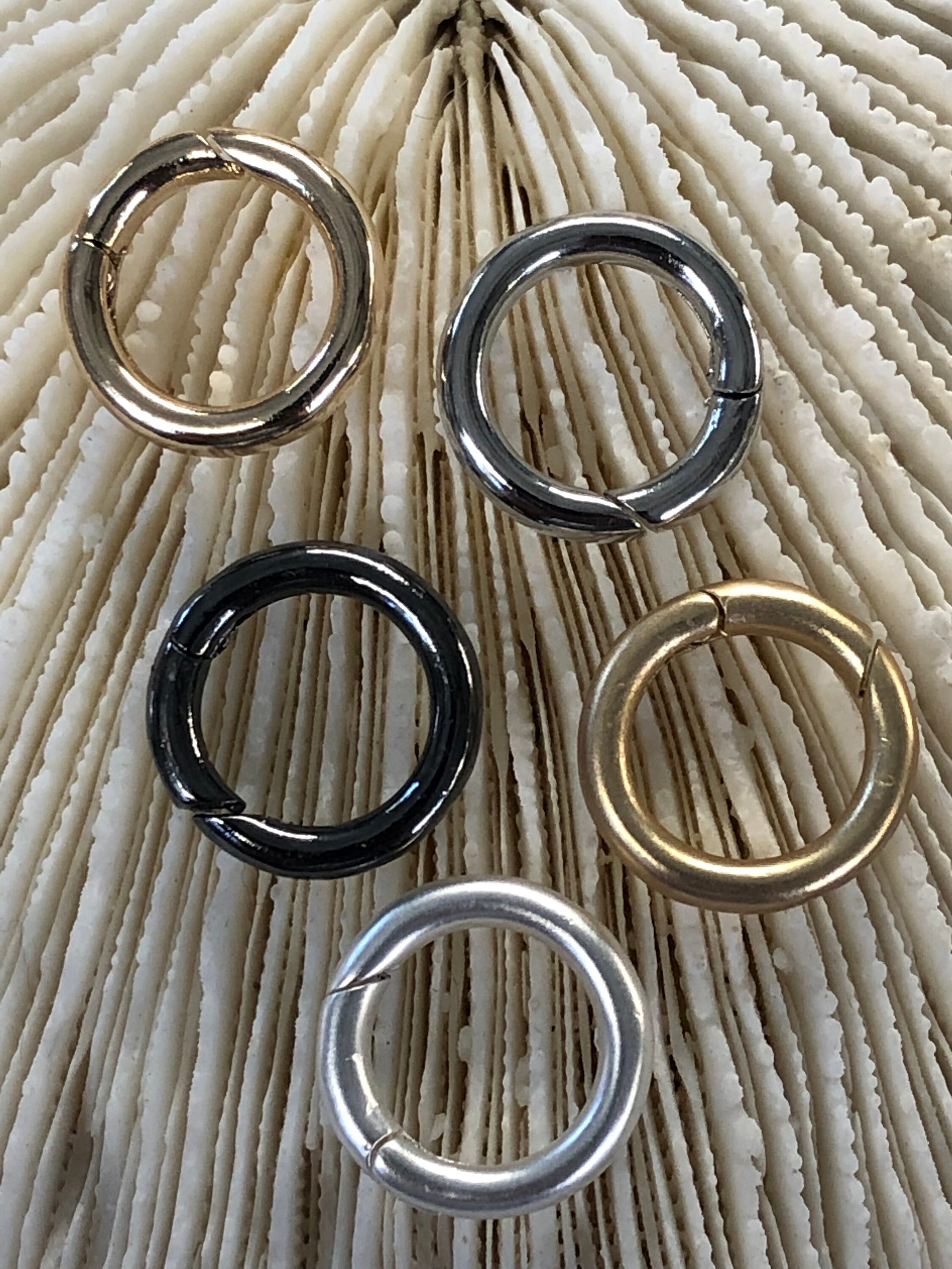 Brass Spring Clasp Round Easy Open Spring Gate Gate Clasp - Etsy