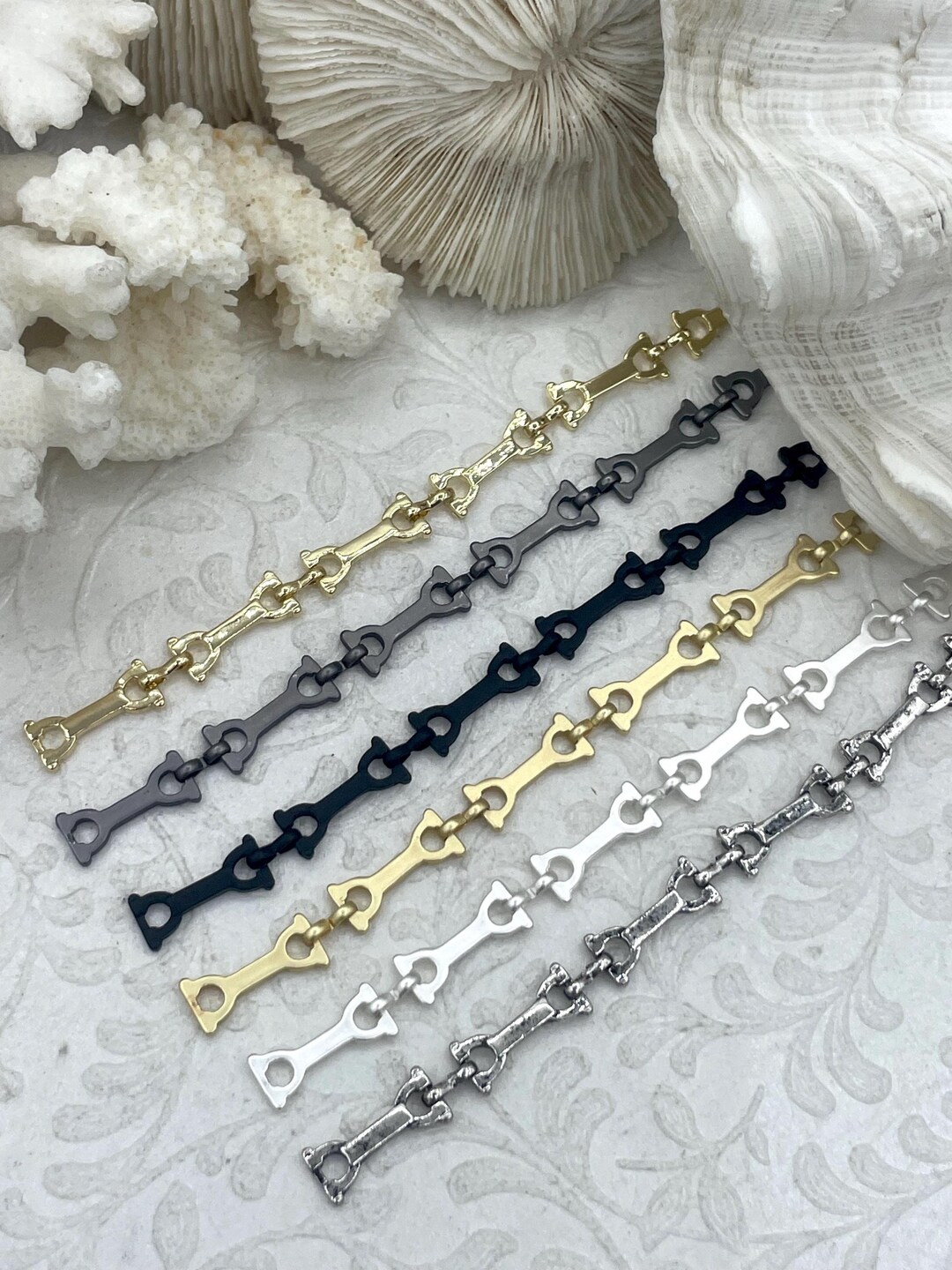 Horse Bit Cable Chain, Sold by the Foot. 17mm X 7.5mm Links ...