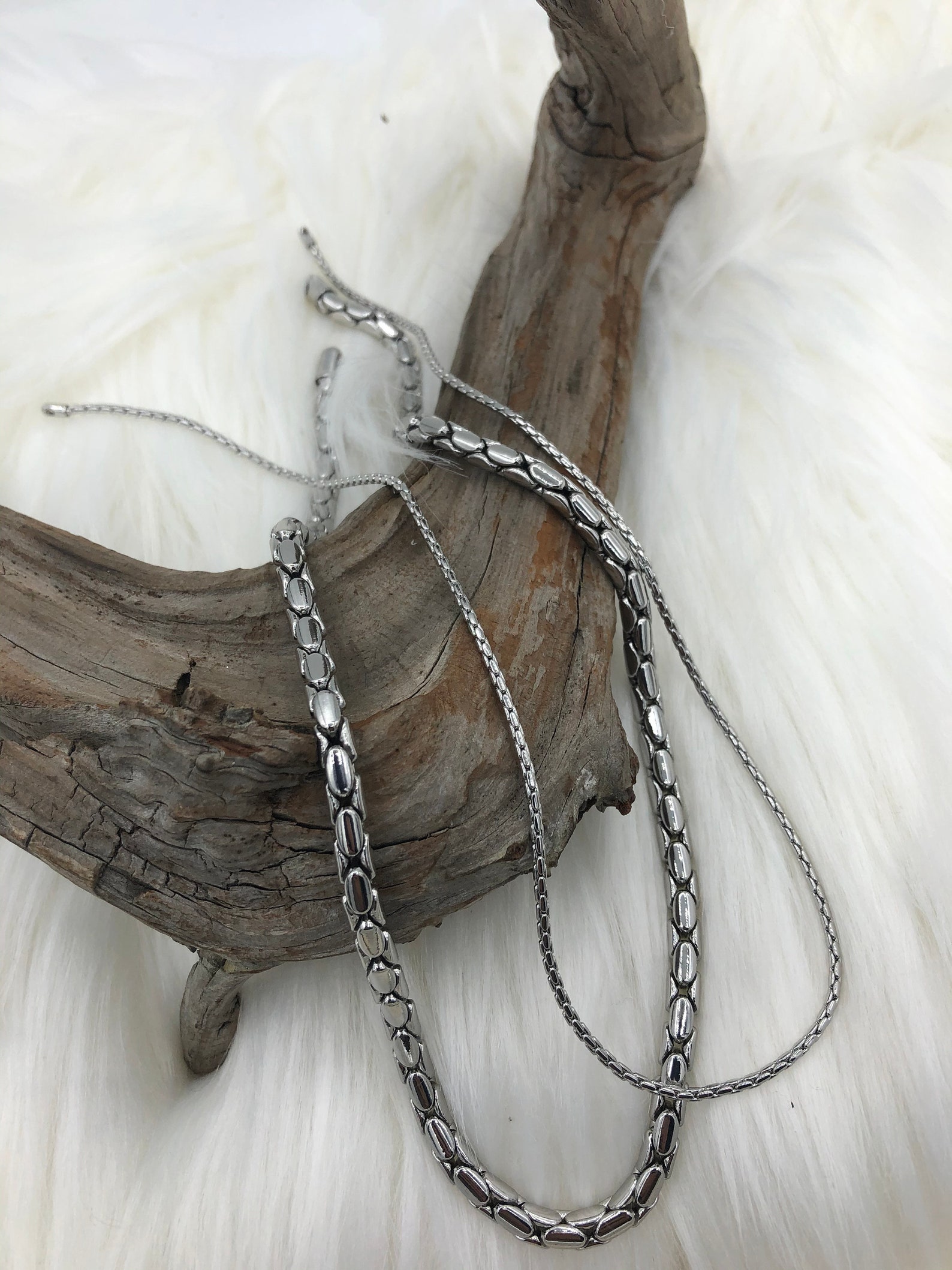 Brass Snake Chain, Cobra, Boa Chain. Finished Ends, Gold Chain, High ...