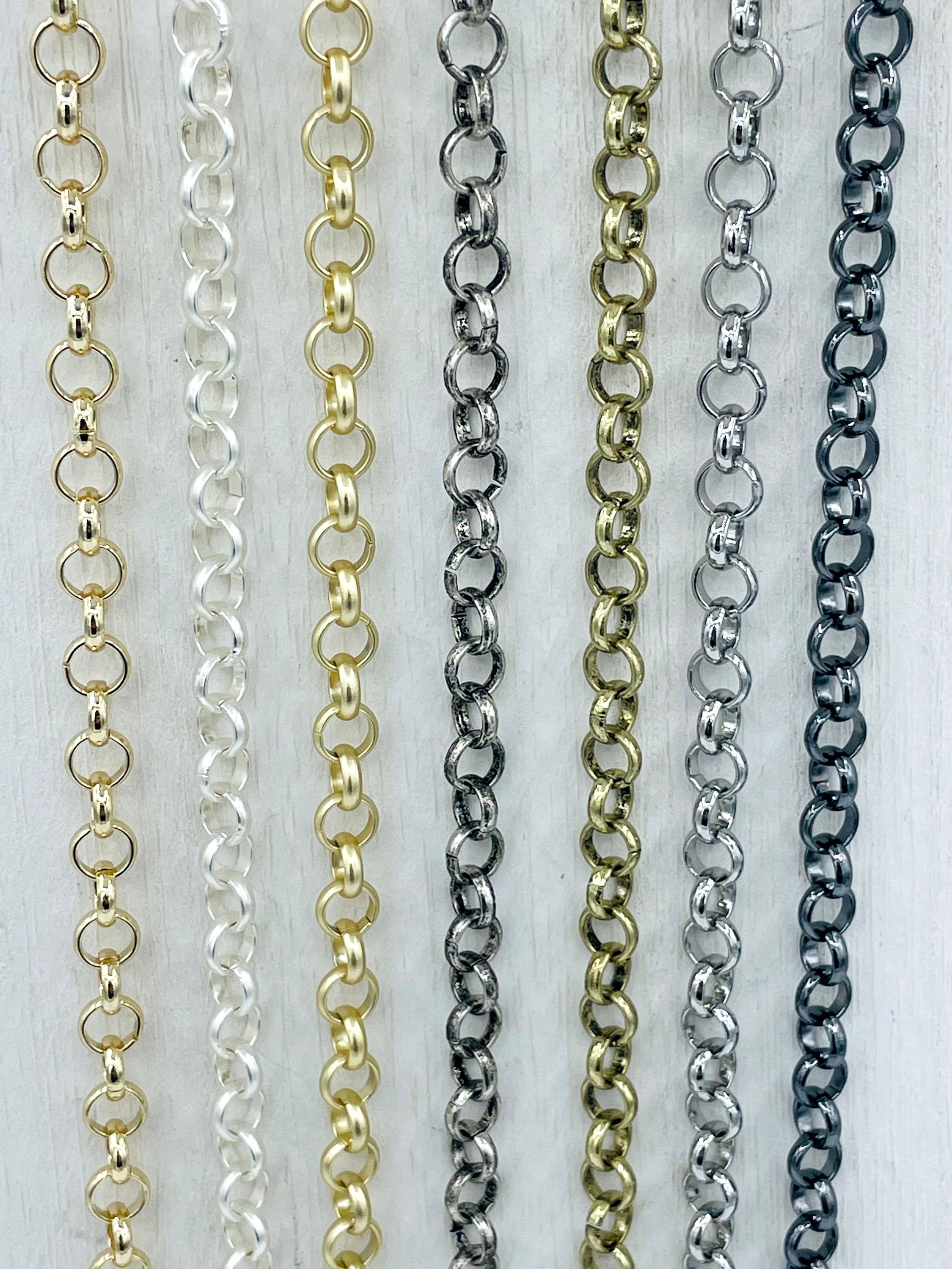 Brass Cable Rolo Chain Round Sold by the Foot. 6mm X 1.5mm X - Etsy