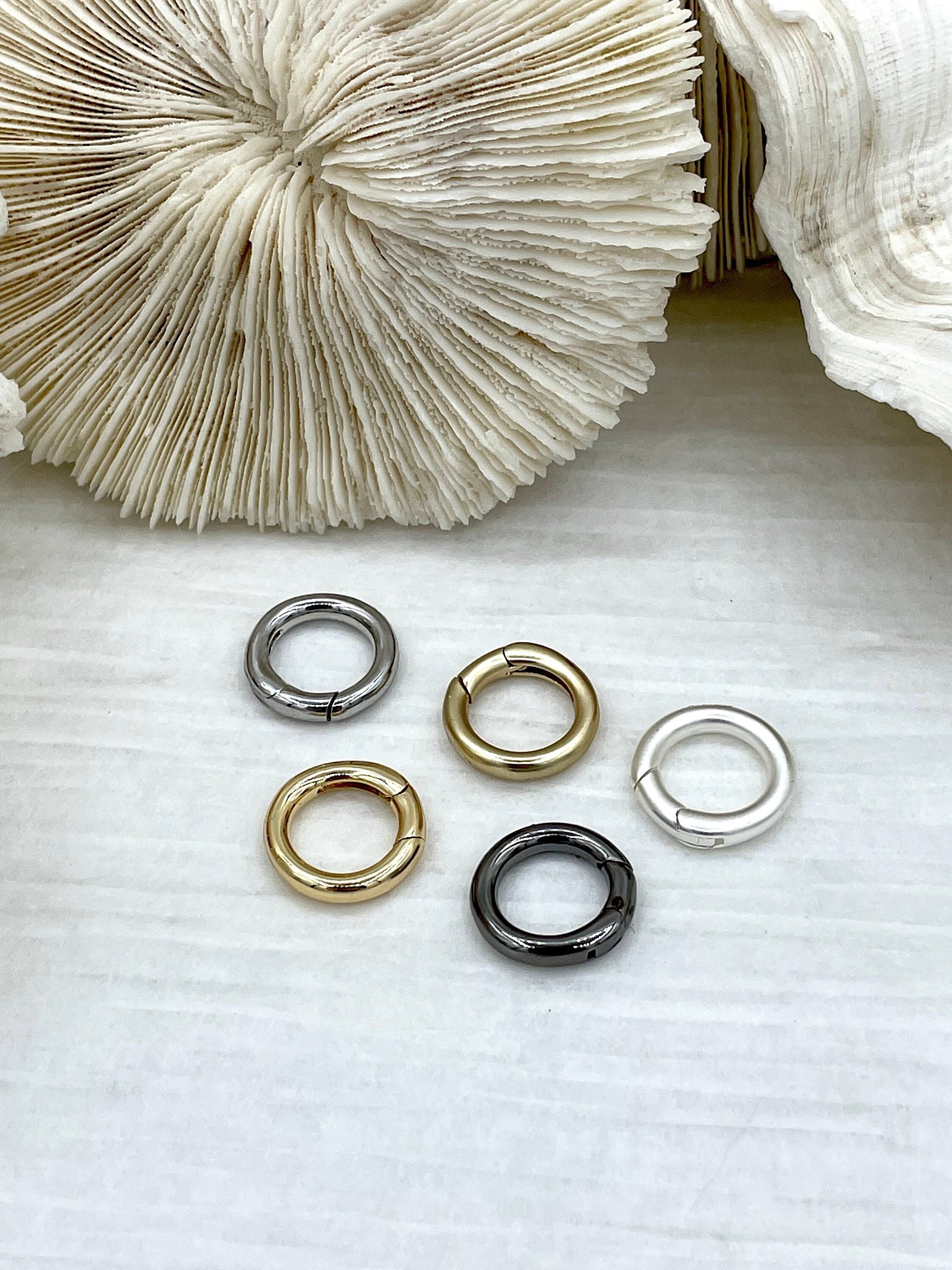 Brass Spring Clasp Round Easy Open Spring Gate Gate Clasp - Etsy