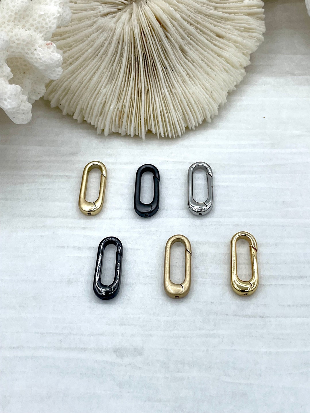 Spring Gate Clasp Brass ,gate Clasp, Push Clasp, Spring Gate Oval ...