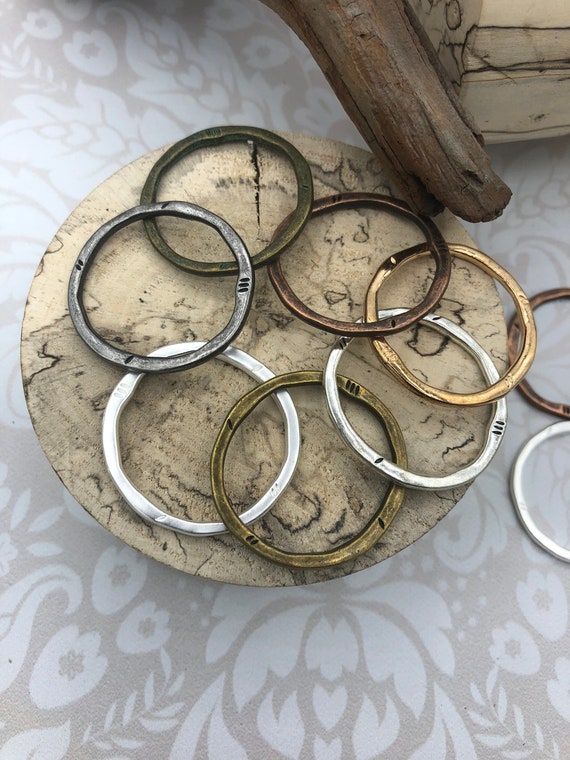 Medium Round Hoop Ring Circle Pendant or Earrings 32mm x | Etsy