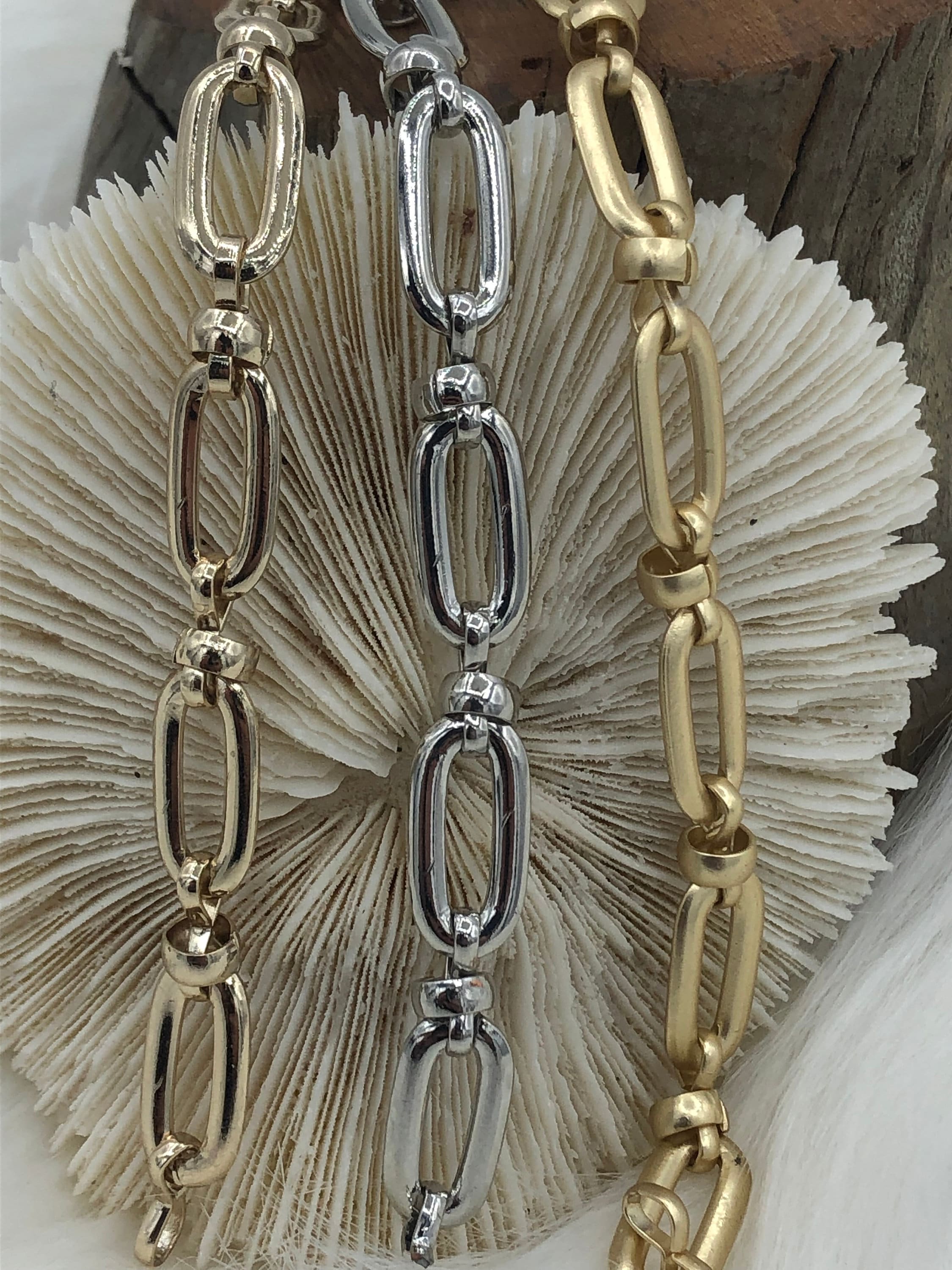 Mixed Link Cable Chain by the Foot. Lg Link 16mm X 7.5mm Sm - Etsy