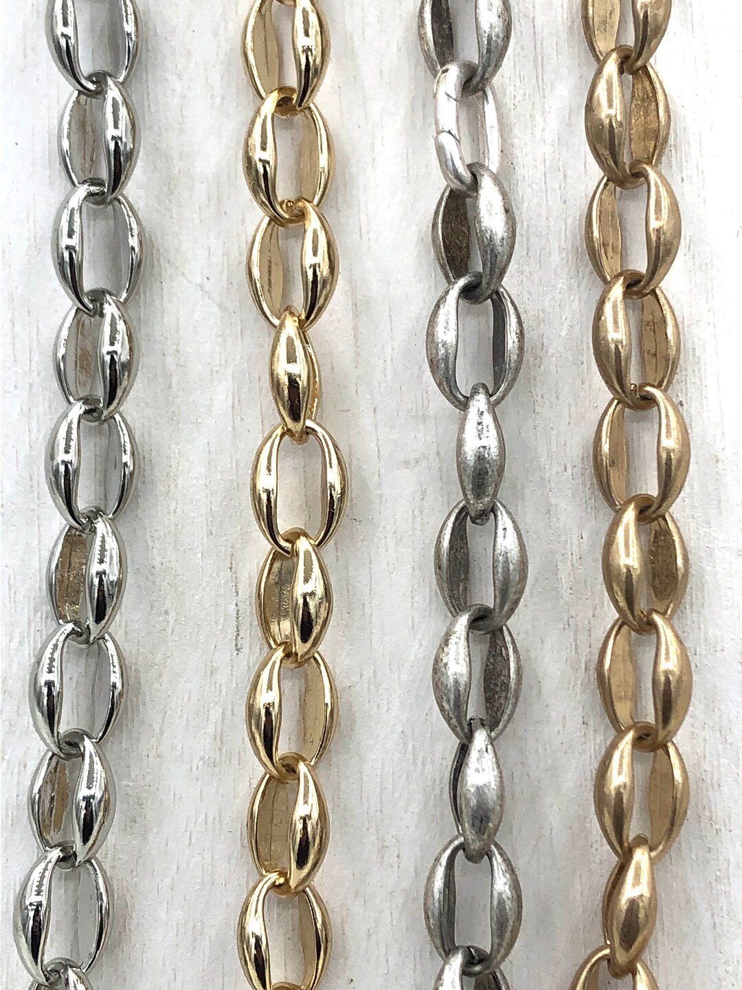 Chunky Cable Rolo Chain Oval Sold by the Foot. 16mm X 3.75mm ...
