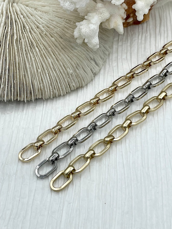 Mixed Link Cable Chain by the Foot. Lg Link 15.75mm X 10.5mm - Etsy