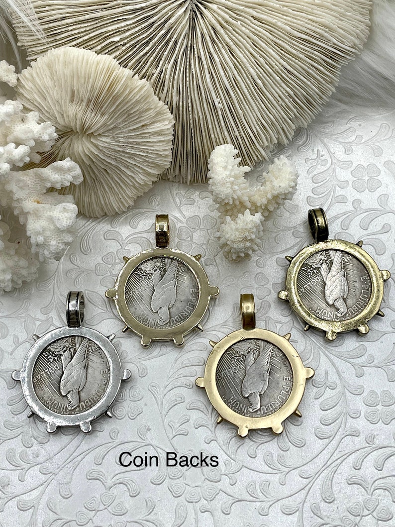 Reproduction Coin Pendant Liberty Peace Dollar Coin Pendant - Etsy
