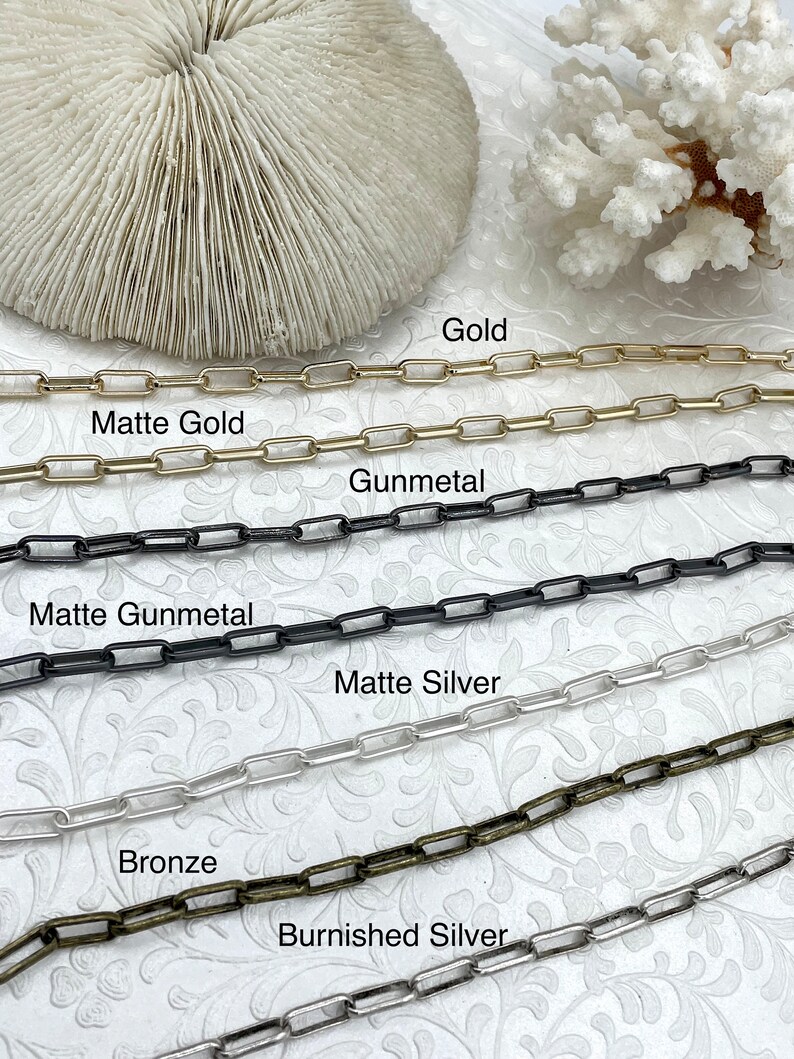 Cable Chain Oval Sold by the Foot. 6mm X 15.25mm. Wire 2mm X - Etsy