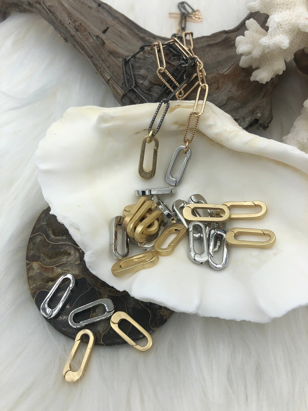 Spring Gate Clasp Brass gate Clasp Push Clasp Spring Gate - Etsy