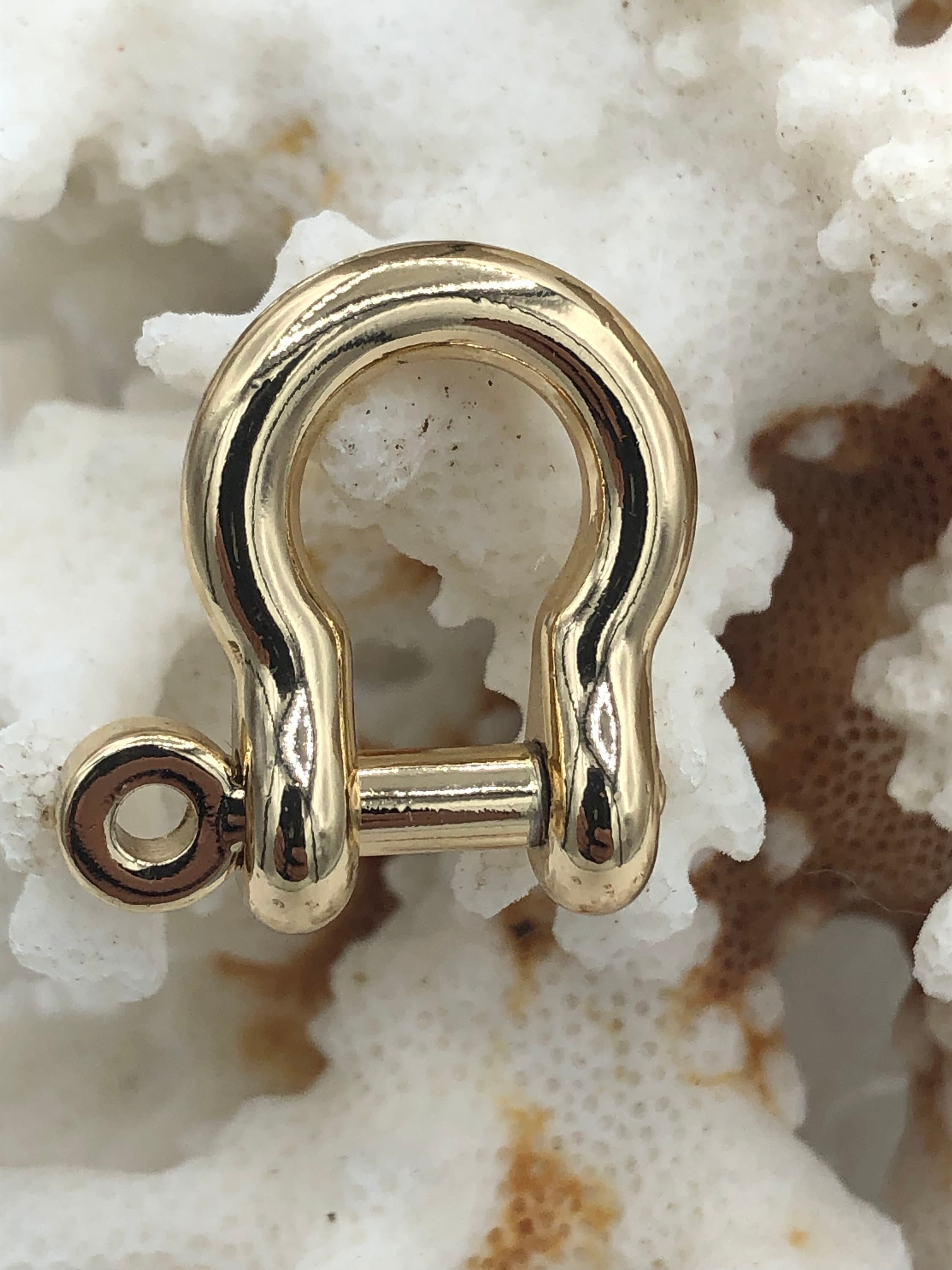 BRASS U Lock Clasp With Screw, U Shape Shackle, , U Fastener, Marine ...