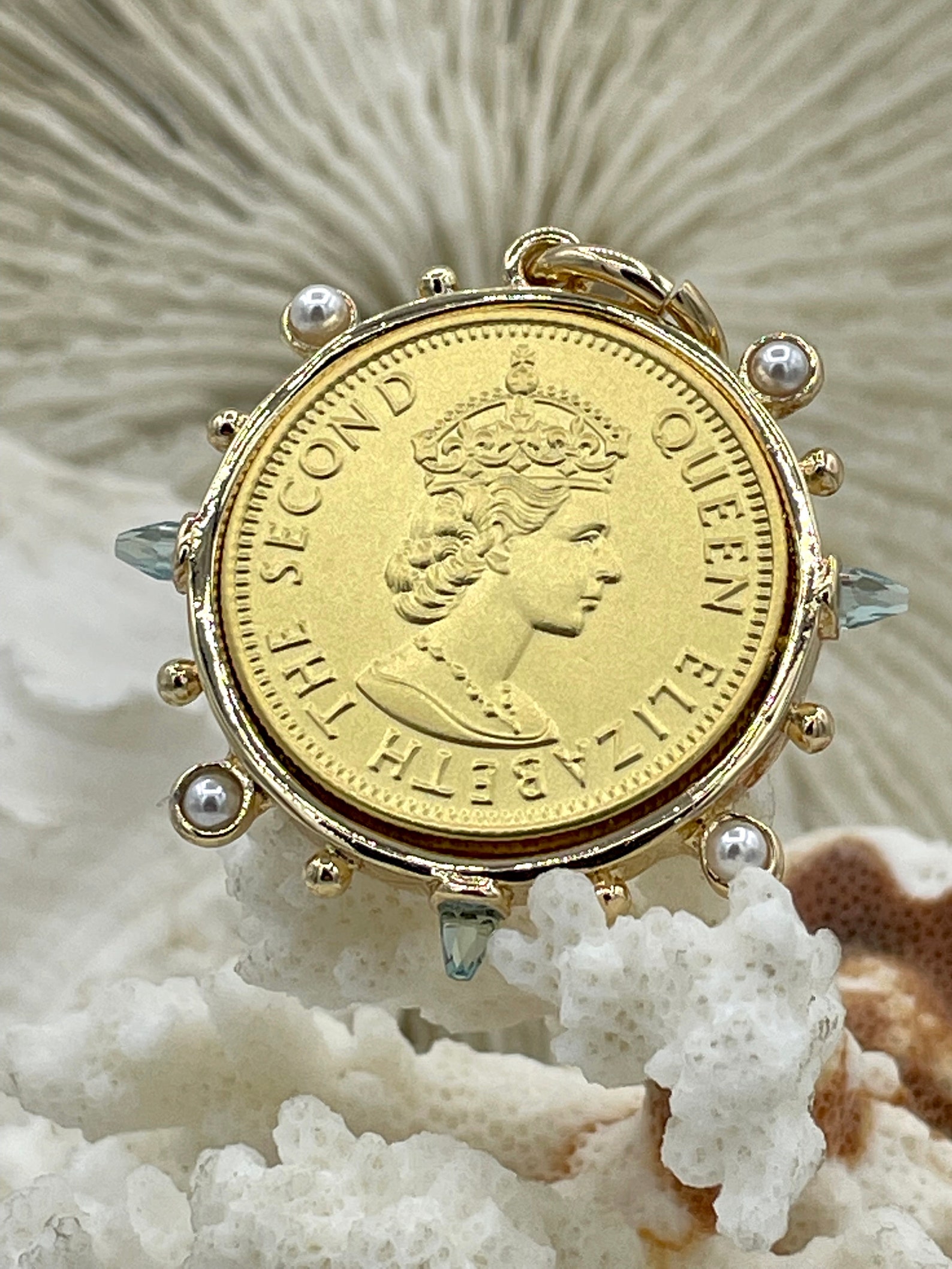 Queen Elizabeth II Coin Pendant Queen Elizabeth II Coin With - Etsy UK
