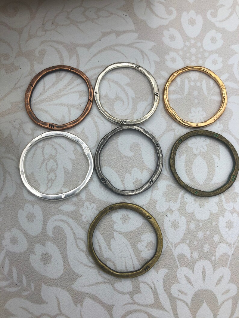 Medium Round Hoop Ring Circle Pendant or Earrings 32mm x | Etsy