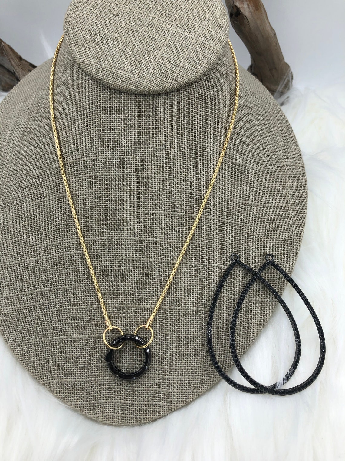 Brass Snake Chain Cobra Boa Chain. Finished Ends Gold | Etsy