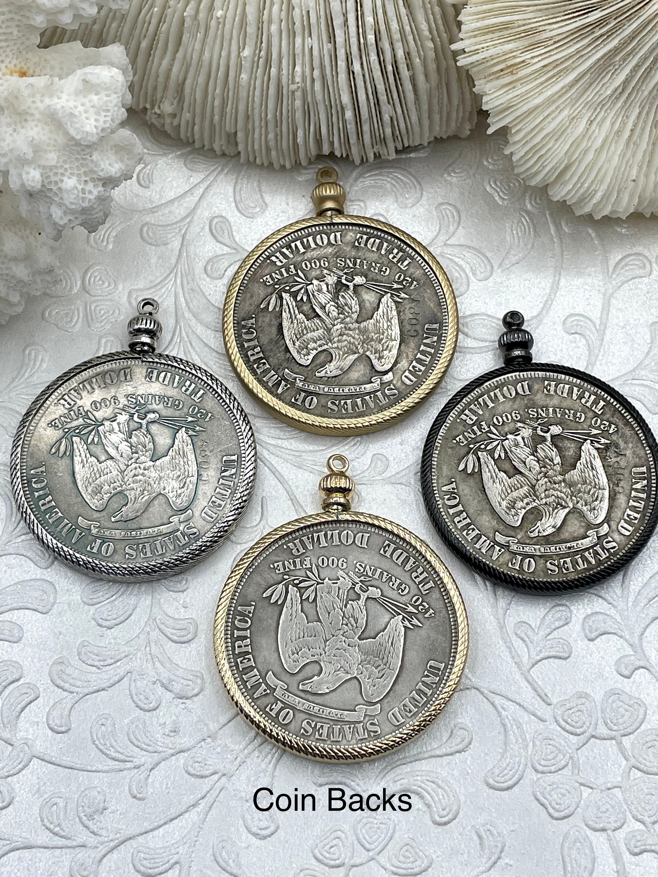Reproduction Coin Pendant 39mm Coin Bezel Vintage Coin 5 - Etsy