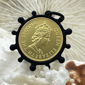Queen Elizabeth II Coin Pendant, Queen Elizabeth Replica Coin, Royal ...