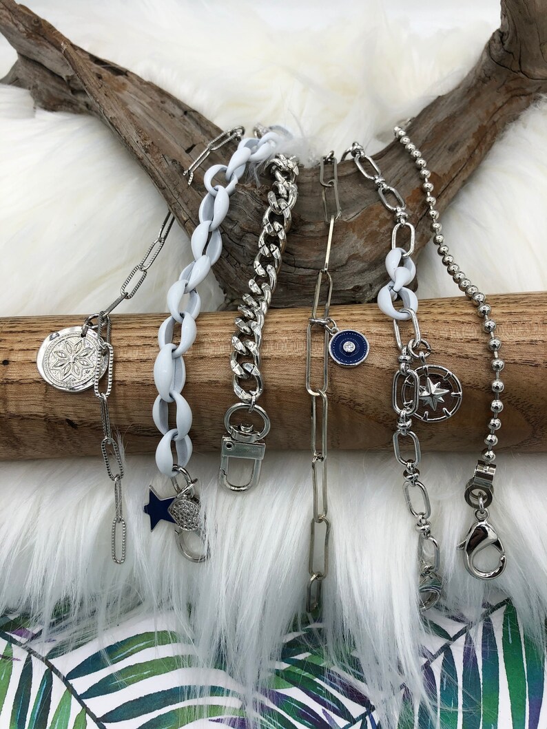 Enamel Plated Colored Chain 15x11x4mm Colorful Chain Chunky - Etsy