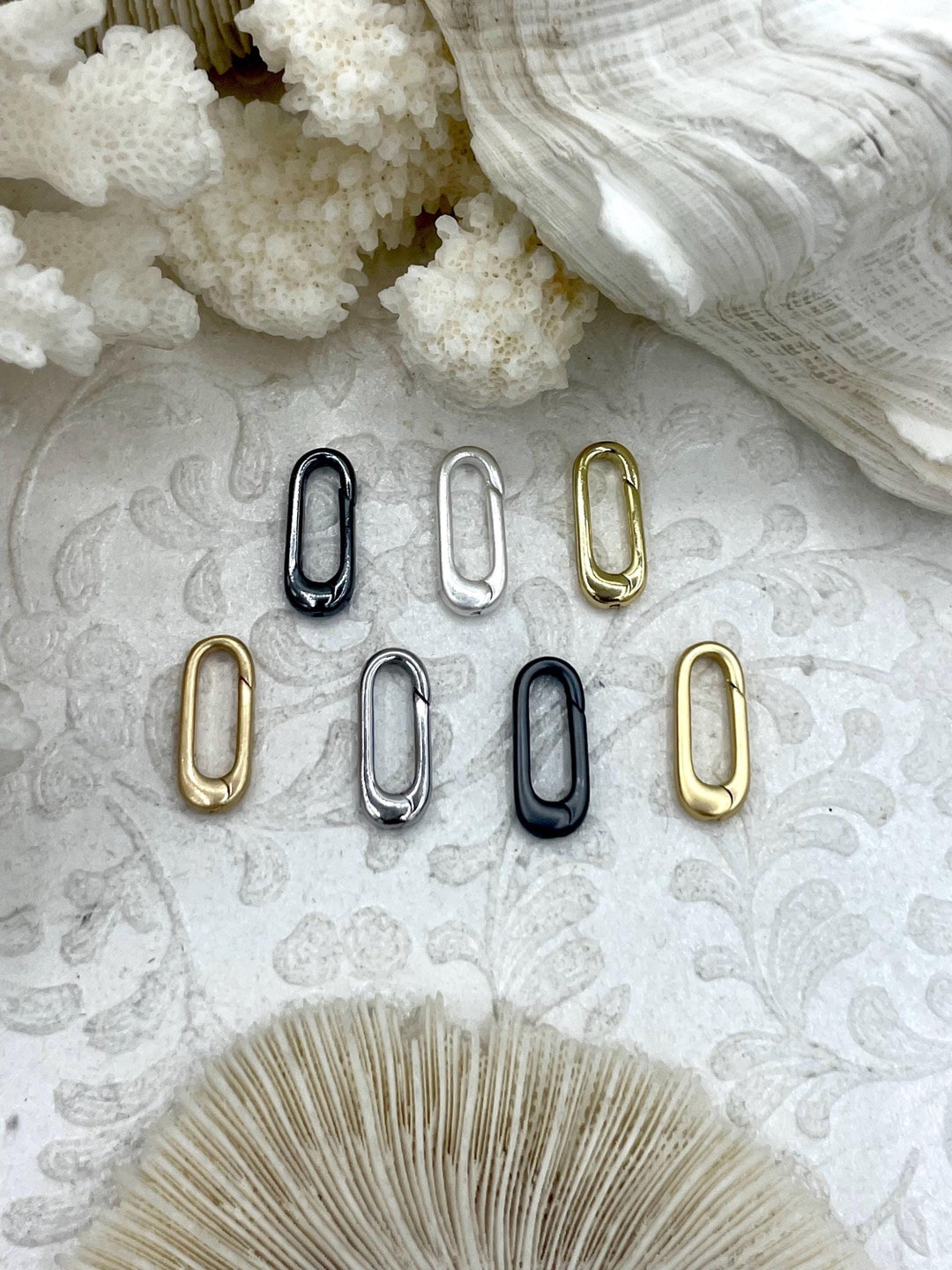 Spring Gate Clasp Brass ,gate Clasp, Push Clasp, Spring Gate Oval ...