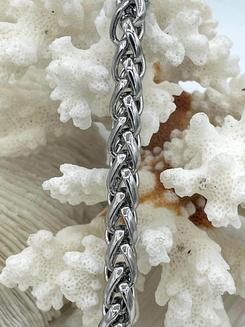 Wheat Chain Rope Chain 8mm Braided Wheat Chain Chunky Rope - Etsy