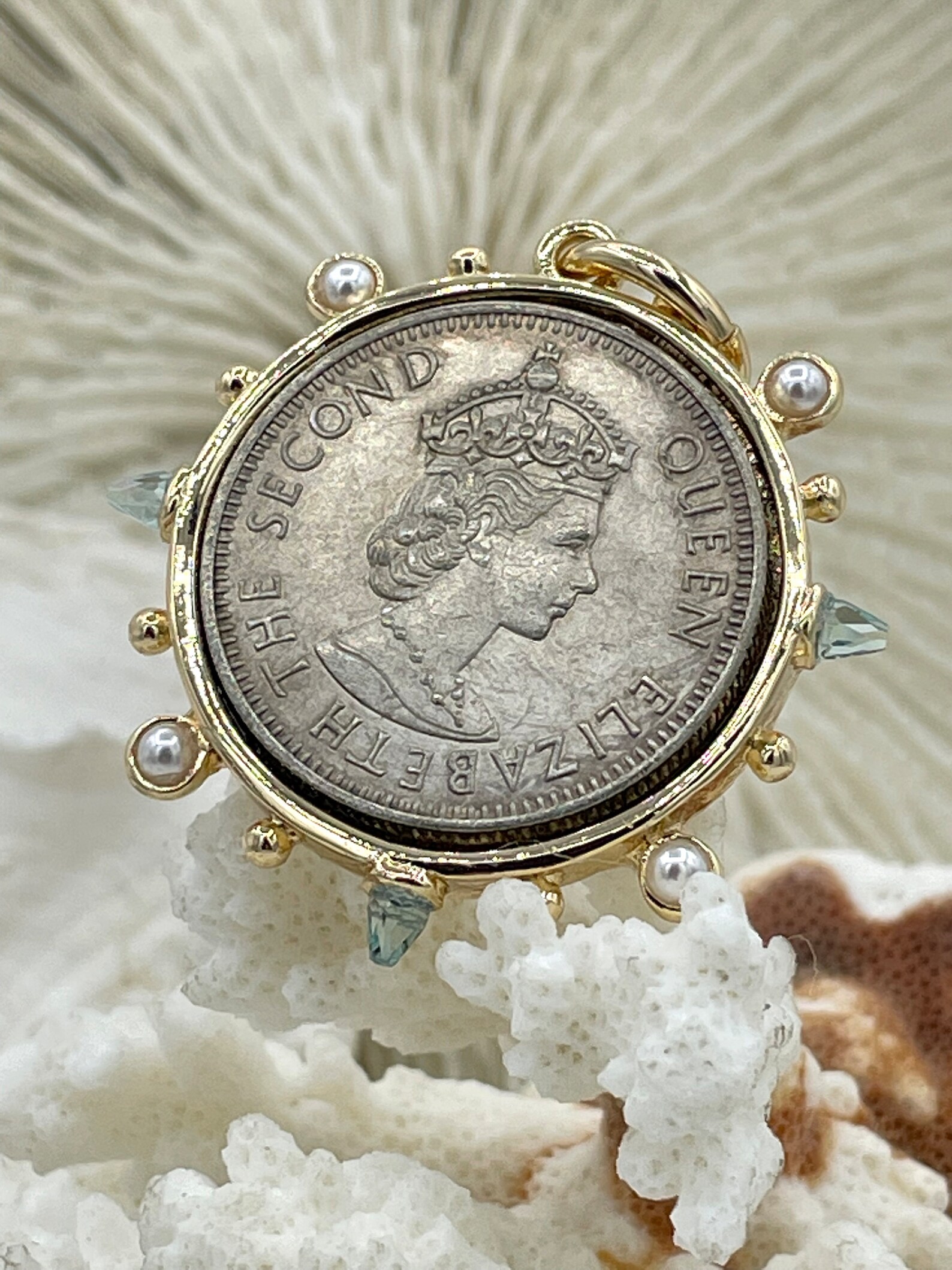 Queen Elizabeth II Coin Pendant Queen Elizabeth II Coin With - Etsy UK