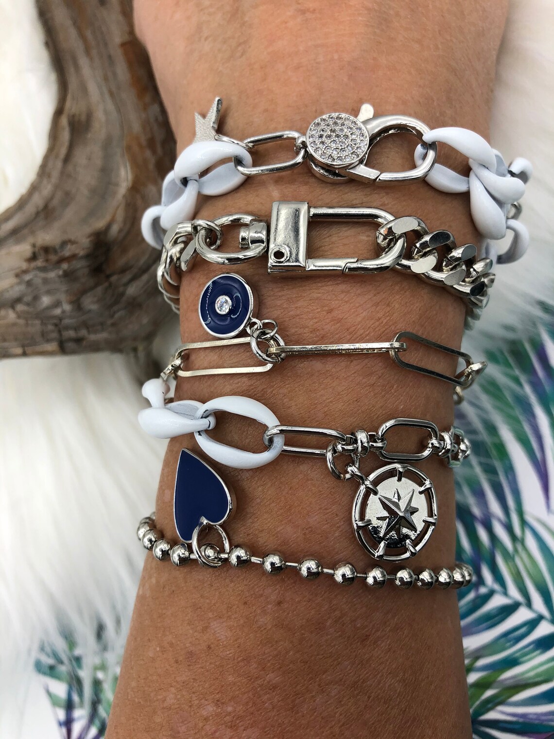 Enamel Plated Colored Chain 15x11x4mm Colorful Chain Chunky - Etsy