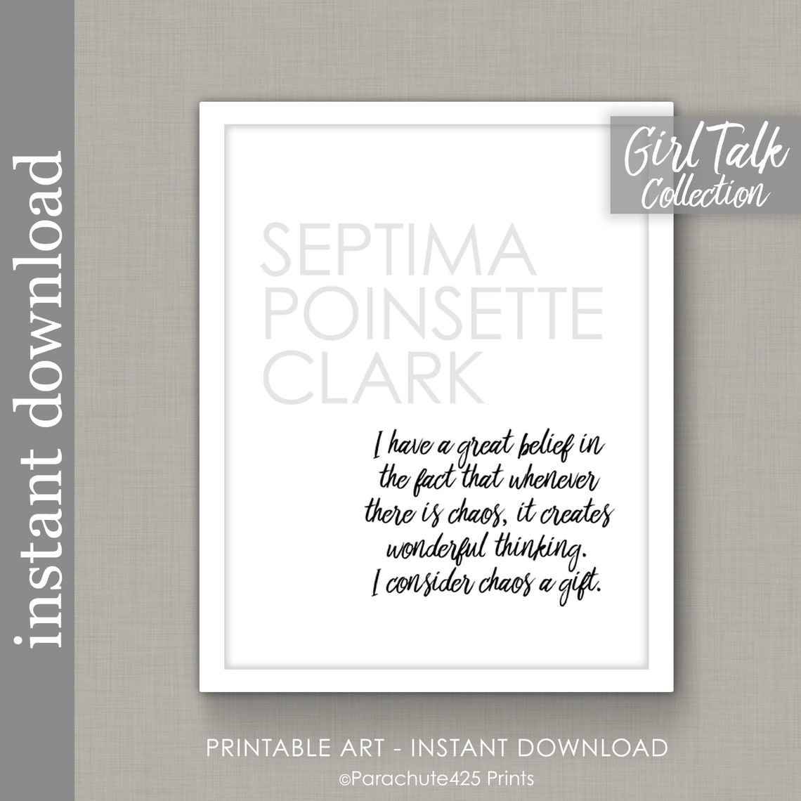 Septima Poinsette Clark Printable Inspirational Quote I - Etsy