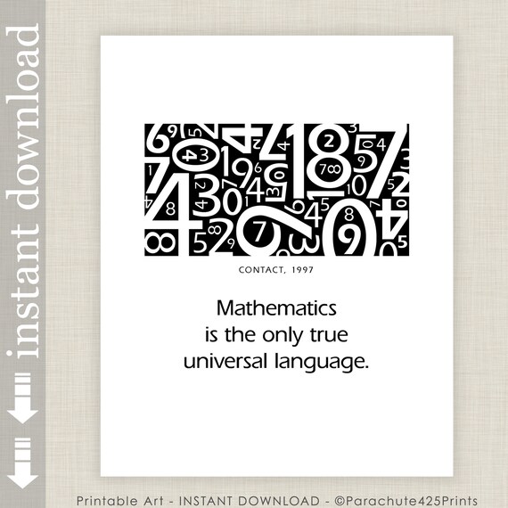 Math Universal Language Quote