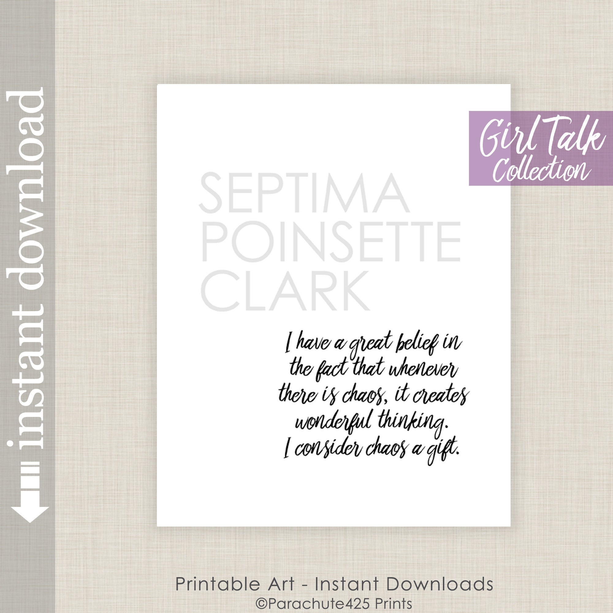 Septima Poinsette Clark Printable Inspirational Quote I - Etsy
