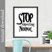 Stop Expecting Normal Funny Quote Printable Wall Art for Home - Etsy