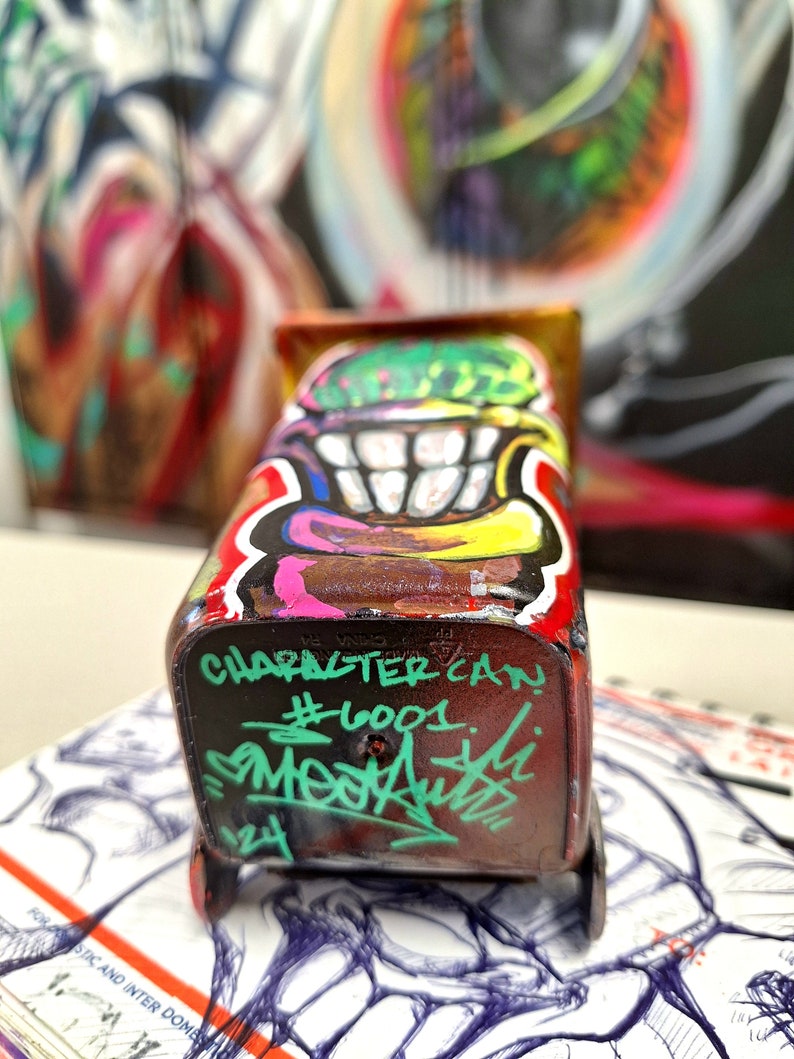 Graffiti Art Character Trash Can Collectors Original Art by Omega - Etsy