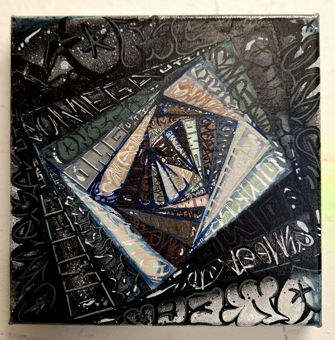 Original Graffiti Art Canvas by OMEGA U.T.I. Crew, ,,OMEGA X 32" - Etsy