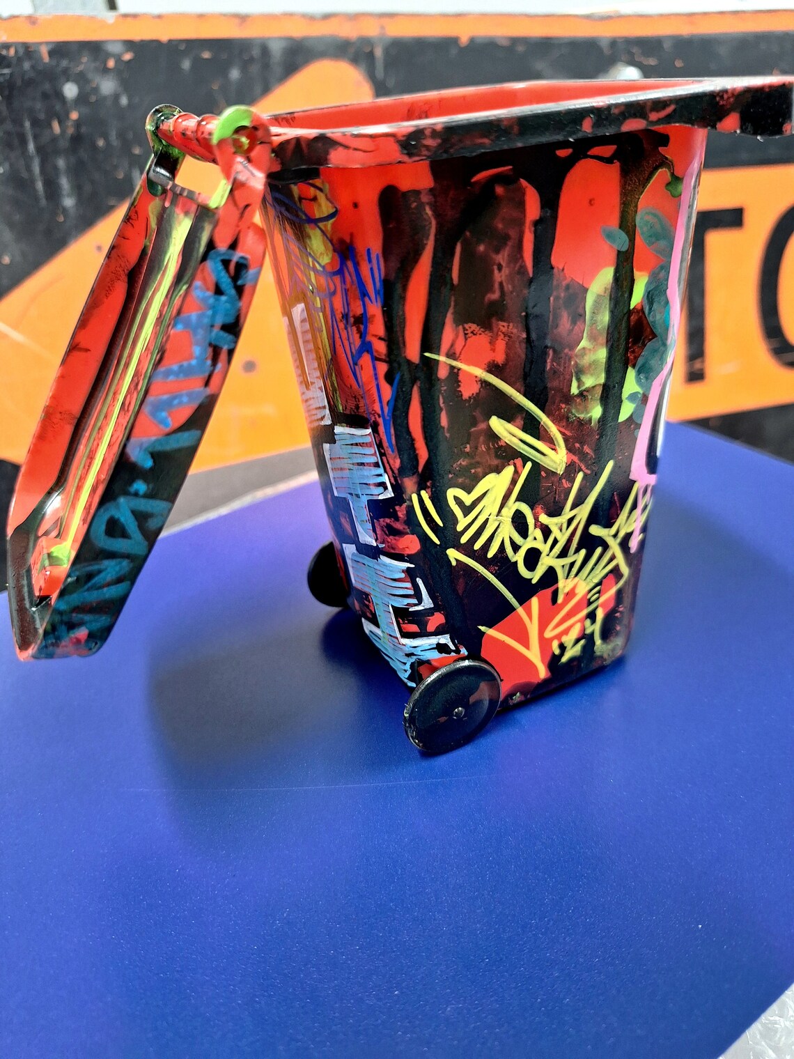 Graffiti Art L.A. Trash Can Collectors Original Art by Omega - Etsy