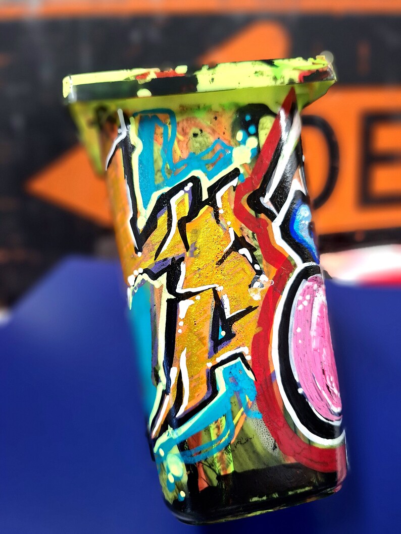 Graffiti Art Character BURNER L.A. Trash Can Collectors Original Art by ...
