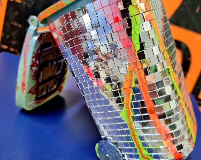 Vintage Turquoise and White Shamrock Neatway Trash Can - Etsy