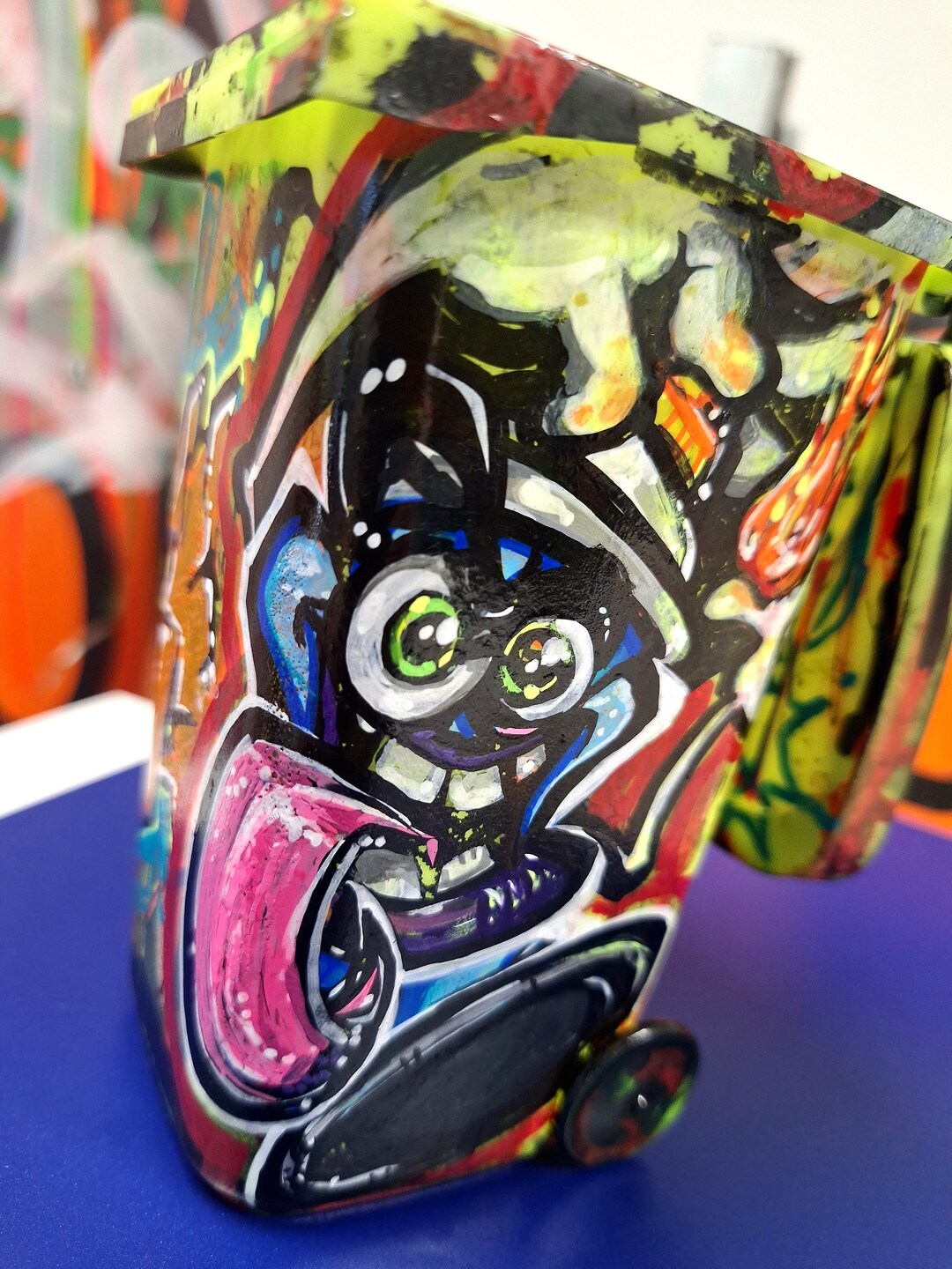 Graffiti Art Character BURNER L.A. Trash Can Collectors Original Art by ...