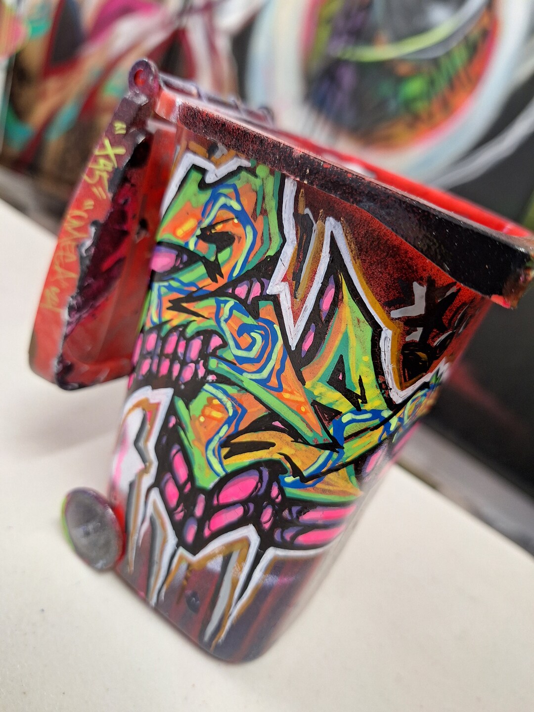 Graffiti Art L.A. 818 213 Trash Can Collectors Original Art by Omega - Etsy