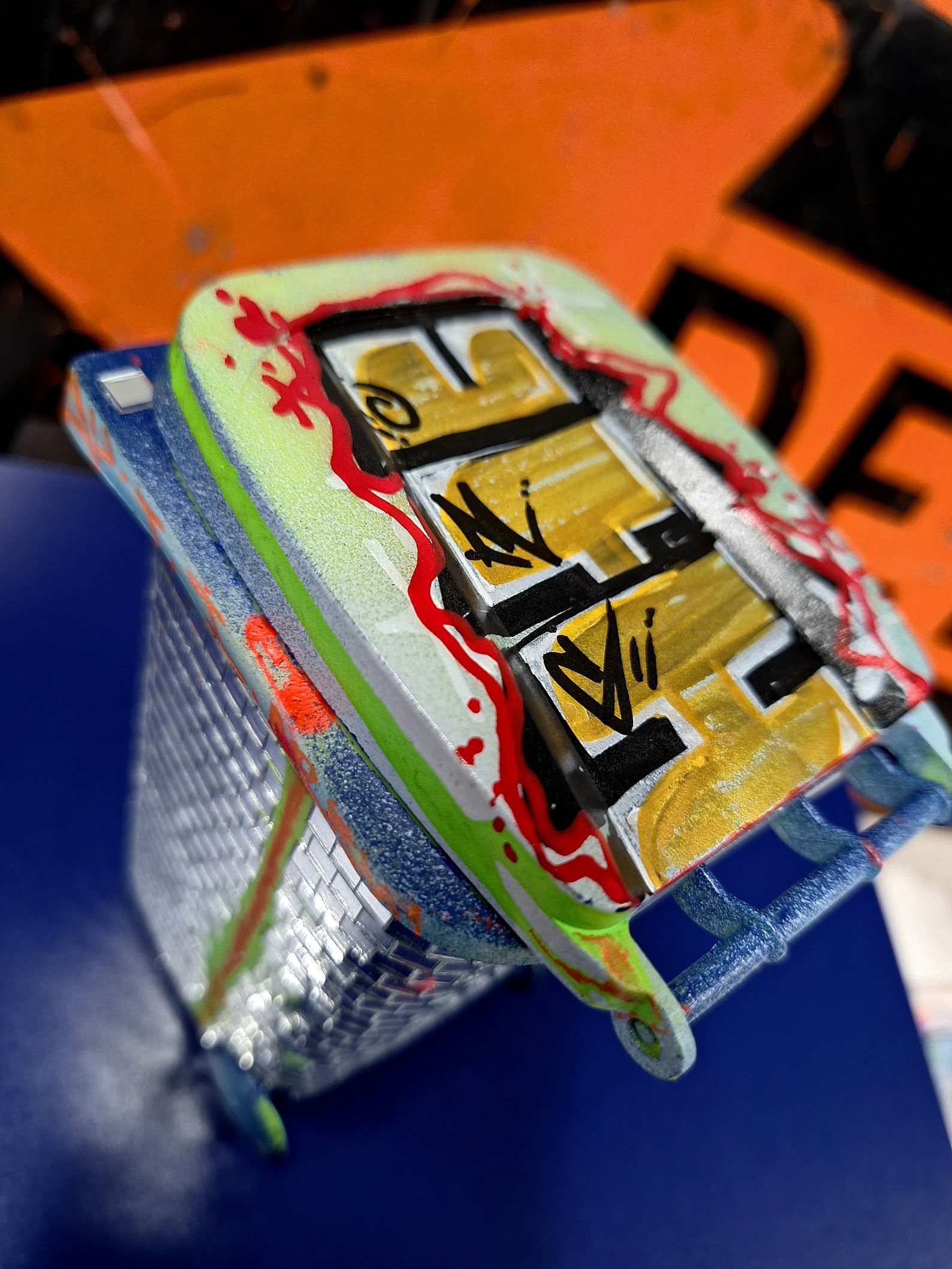 Graffiti Art GLAM CAN Trash Can Collectors Original Art by Omega - Etsy