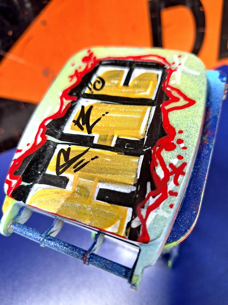 Graffiti Art GLAM CAN Trash Can Collectors Original Art by Omega - Etsy