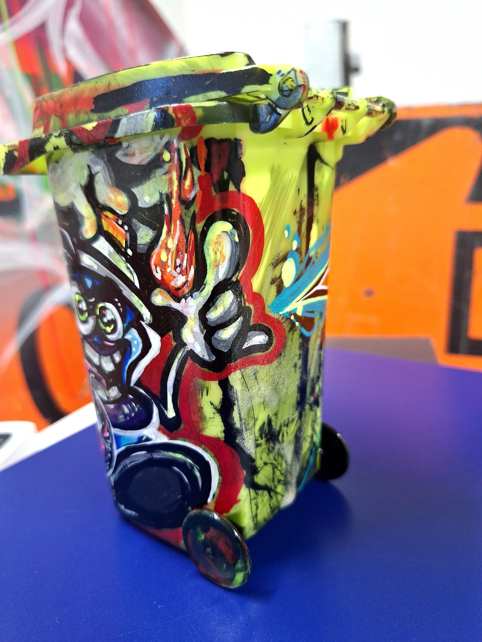 Graffiti Art Character BURNER L.A. Trash Can Collectors Original Art by ...