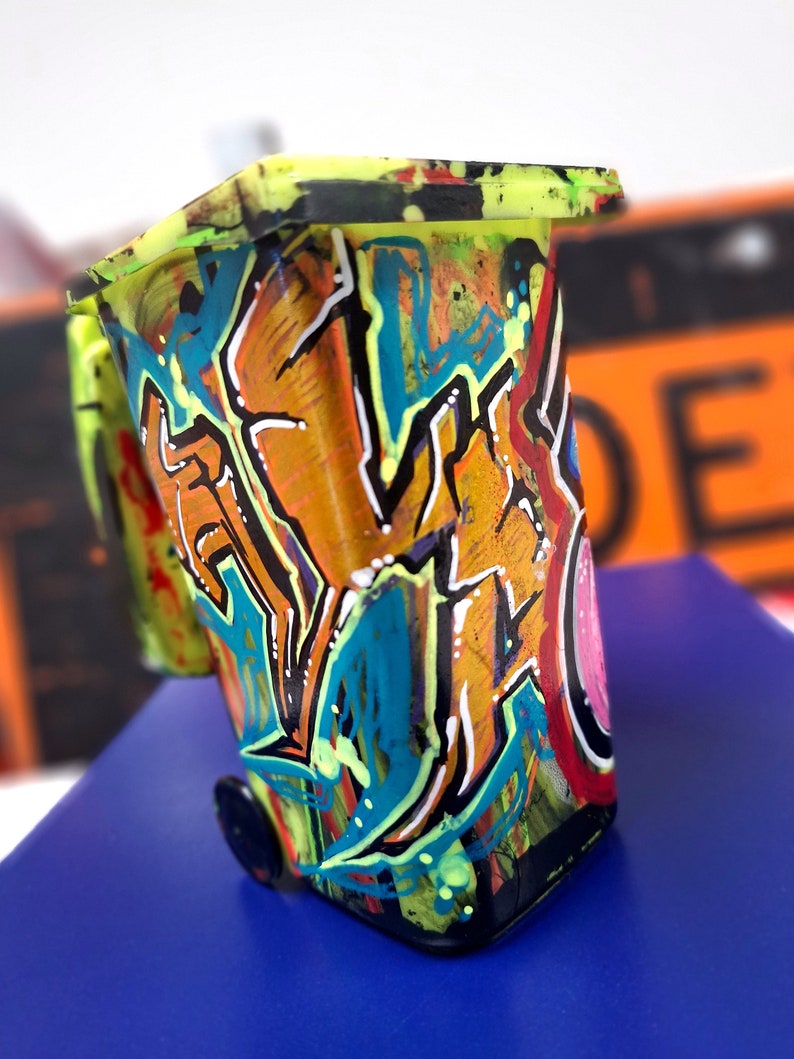 Graffiti Art Character BURNER L.A. Trash Can Collectors Original Art by ...