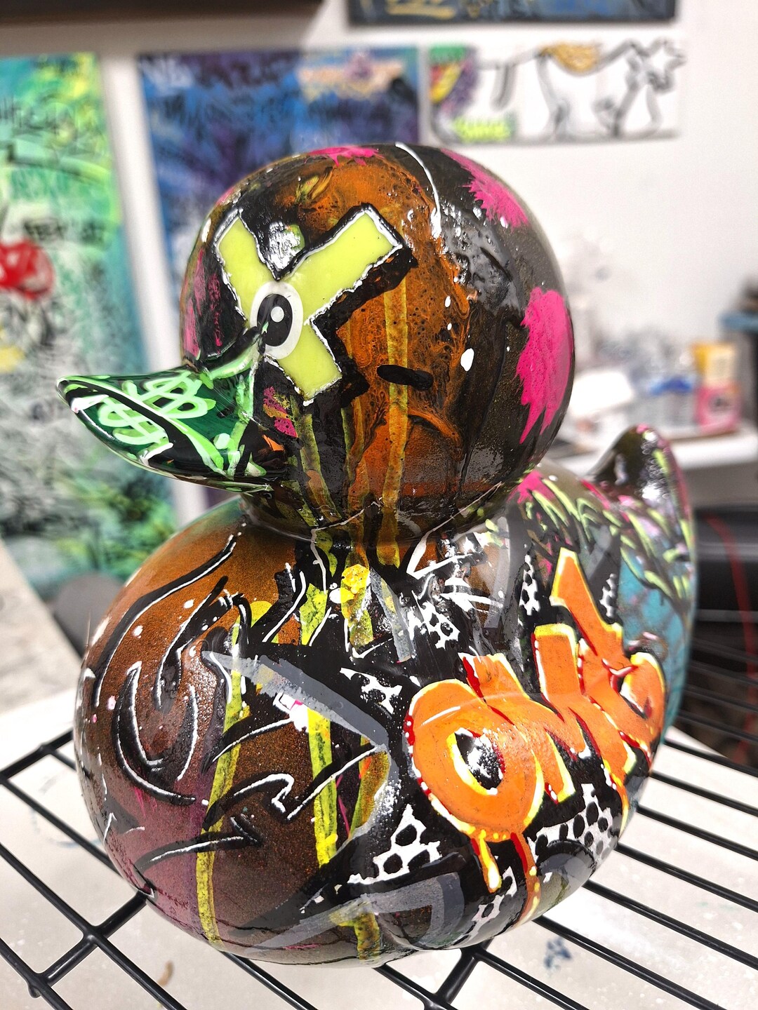 Graffiti Duck by OMEGA - Etsy